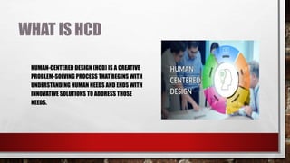 Human-centered design (HCD, also human-centred design, as used in ISO ...