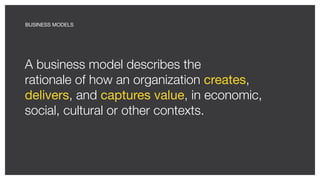 HCD Business Models | PPT