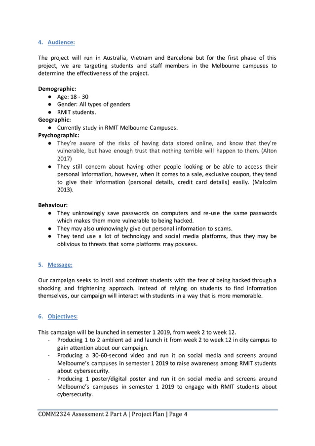 Icp assignment 2 a_group 11_project plan | PDF