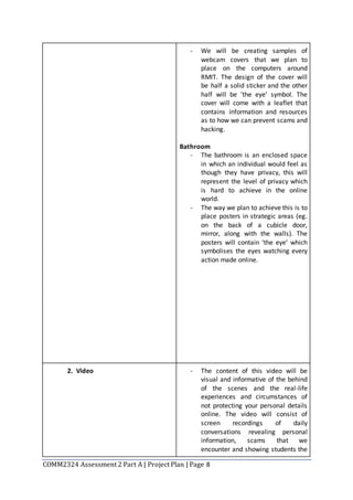 Icp assignment 2 a_group 11_project plan | DOCX