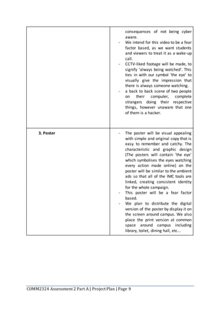 Icp assignment 2 a_group 11_project plan | DOCX