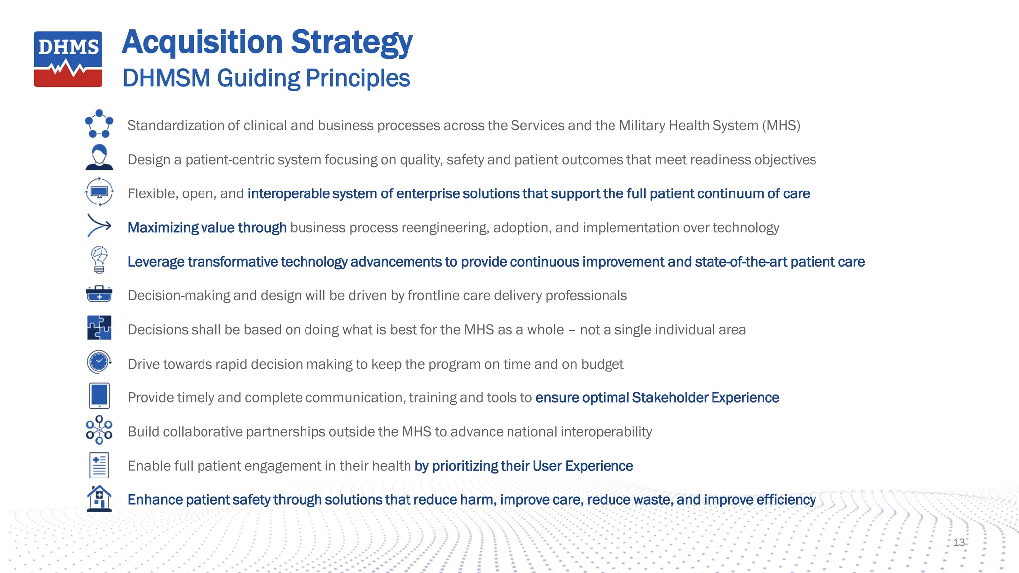 HEALTH CARE DELIVERY SOLUTIONS (HCDS) MHS GENESIS INDUSTRY DAY | PDF