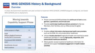 HEALTH CARE DELIVERY SOLUTIONS (HCDS) MHS GENESIS INDUSTRY DAY | PDF