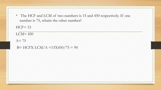 HCF AND LCM.pptx related to maths with examples | PPTX