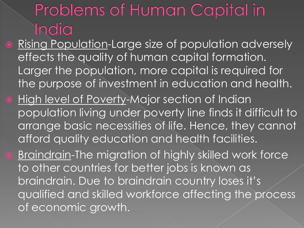 Human Capital Formation