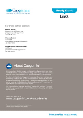 Capgemini links | PDF | IT and Internet Support | Internet