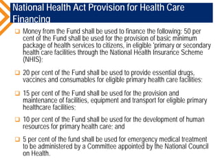 Health Financing Within the Overall Health System | PDF