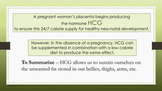 HCG 2.0 - A Modern Adaptation of the Traditional HCG Diet. | PPTX