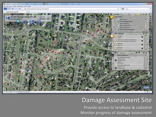 GIS Applications for Tornado Damage Visualization | PPTX