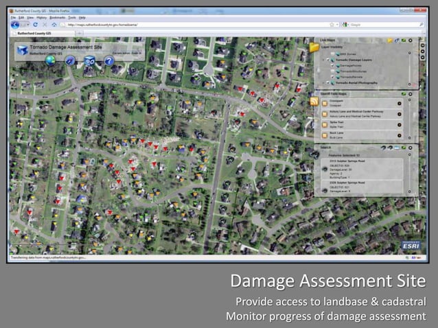 GIS Applications for Tornado Damage Visualization | PPTX | Geography | Science