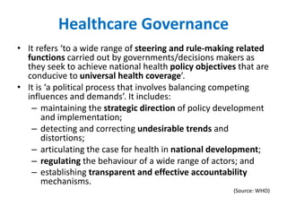 Healthcare Governance for the Development of Health Sector in Nepal | PDF
