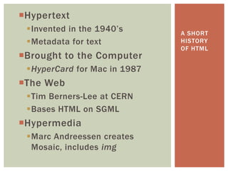Hardcore HTML | PPTX