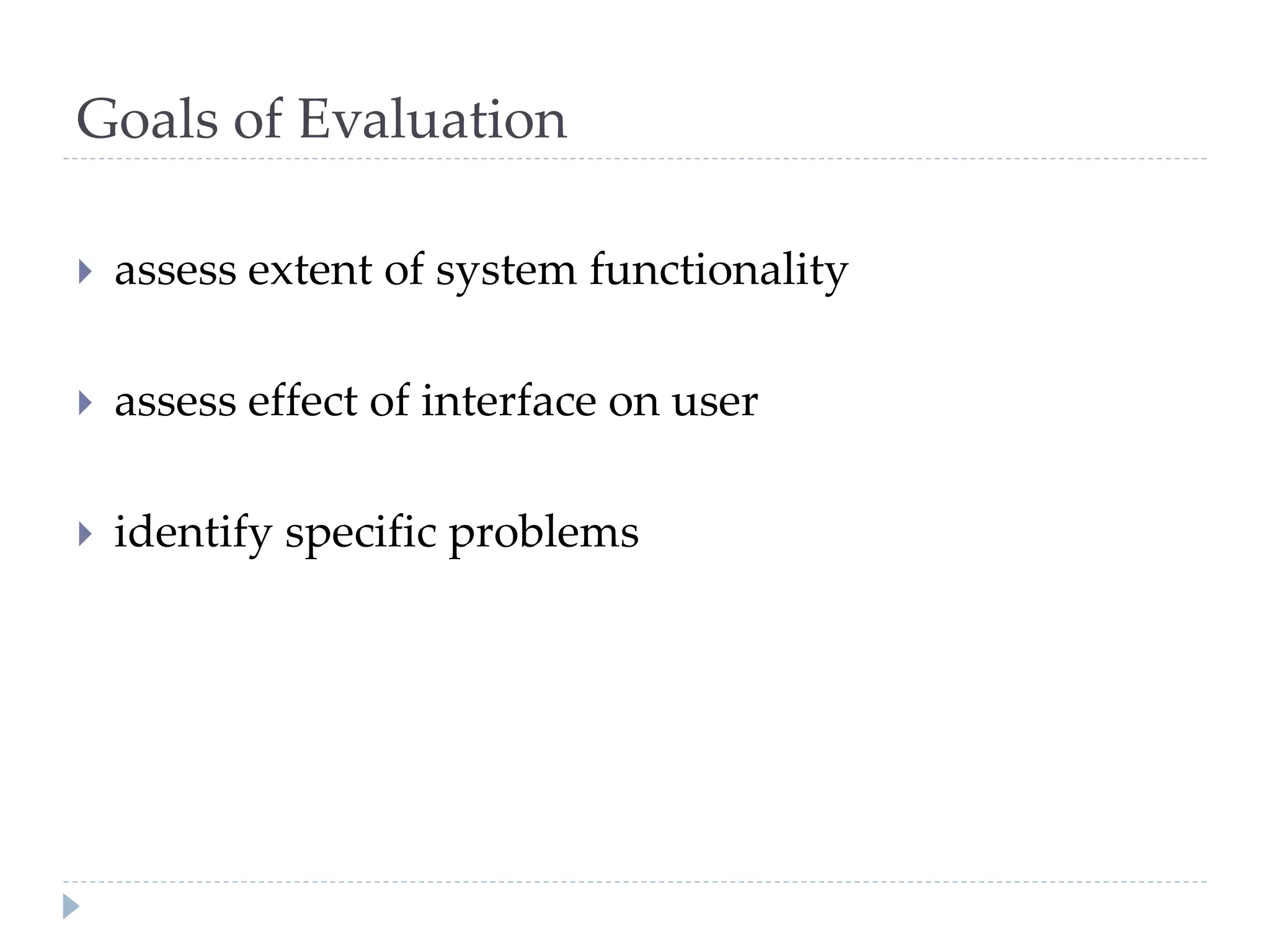 evaluation techniques in HCI | PPTX