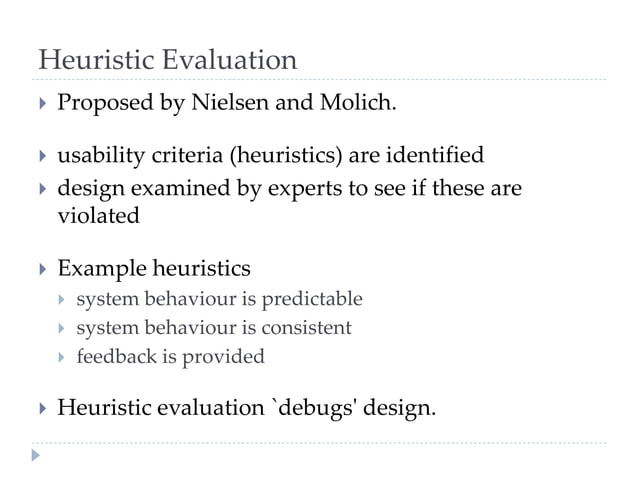 evaluation techniques in HCI | PPTX