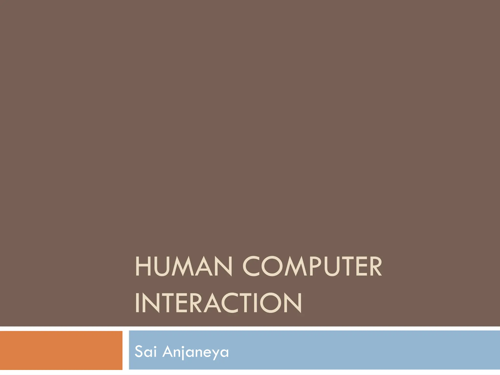 hci-170204123427.ppt human computer interaction | PPT