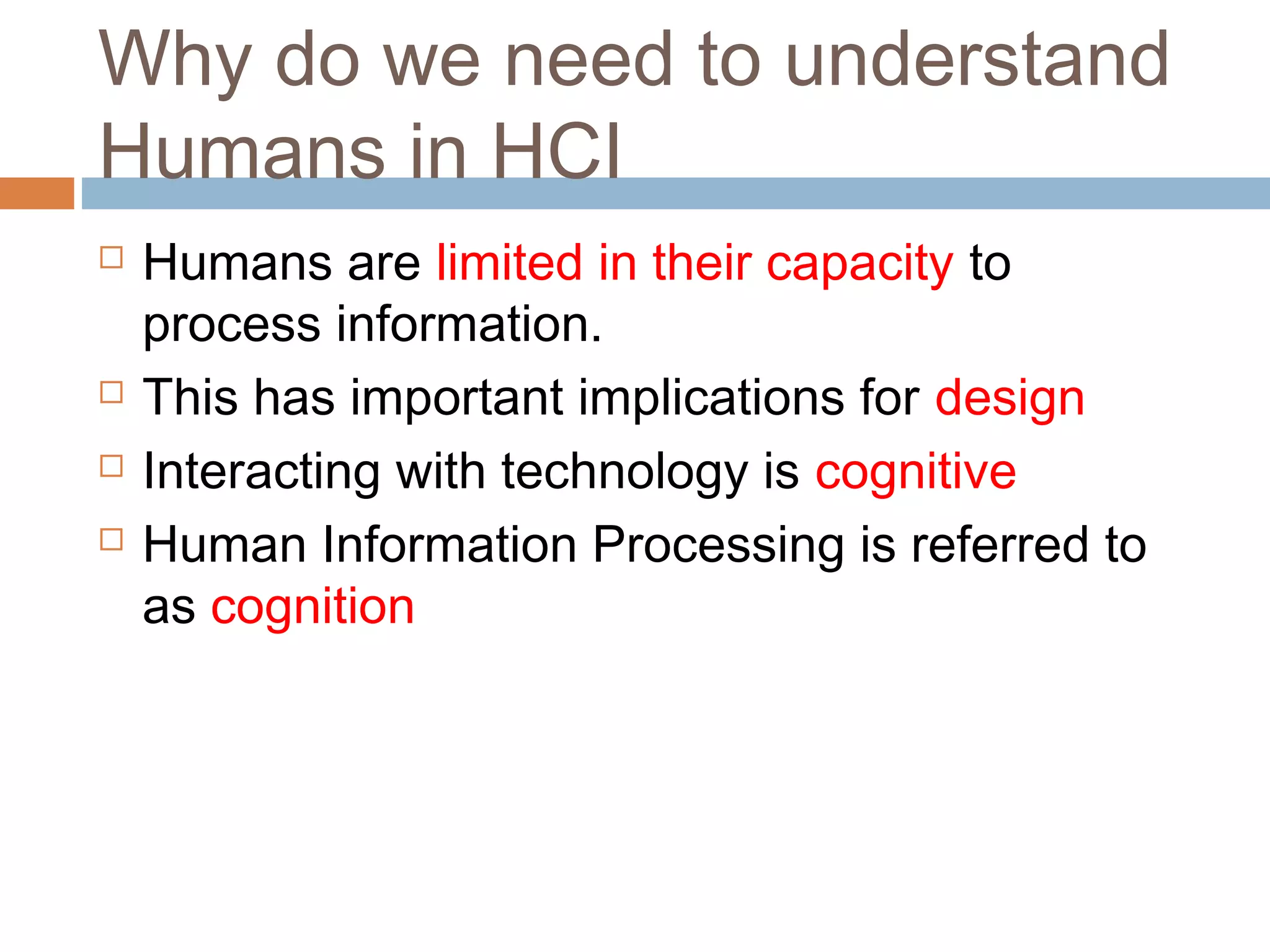 Human computer interaction | PPT