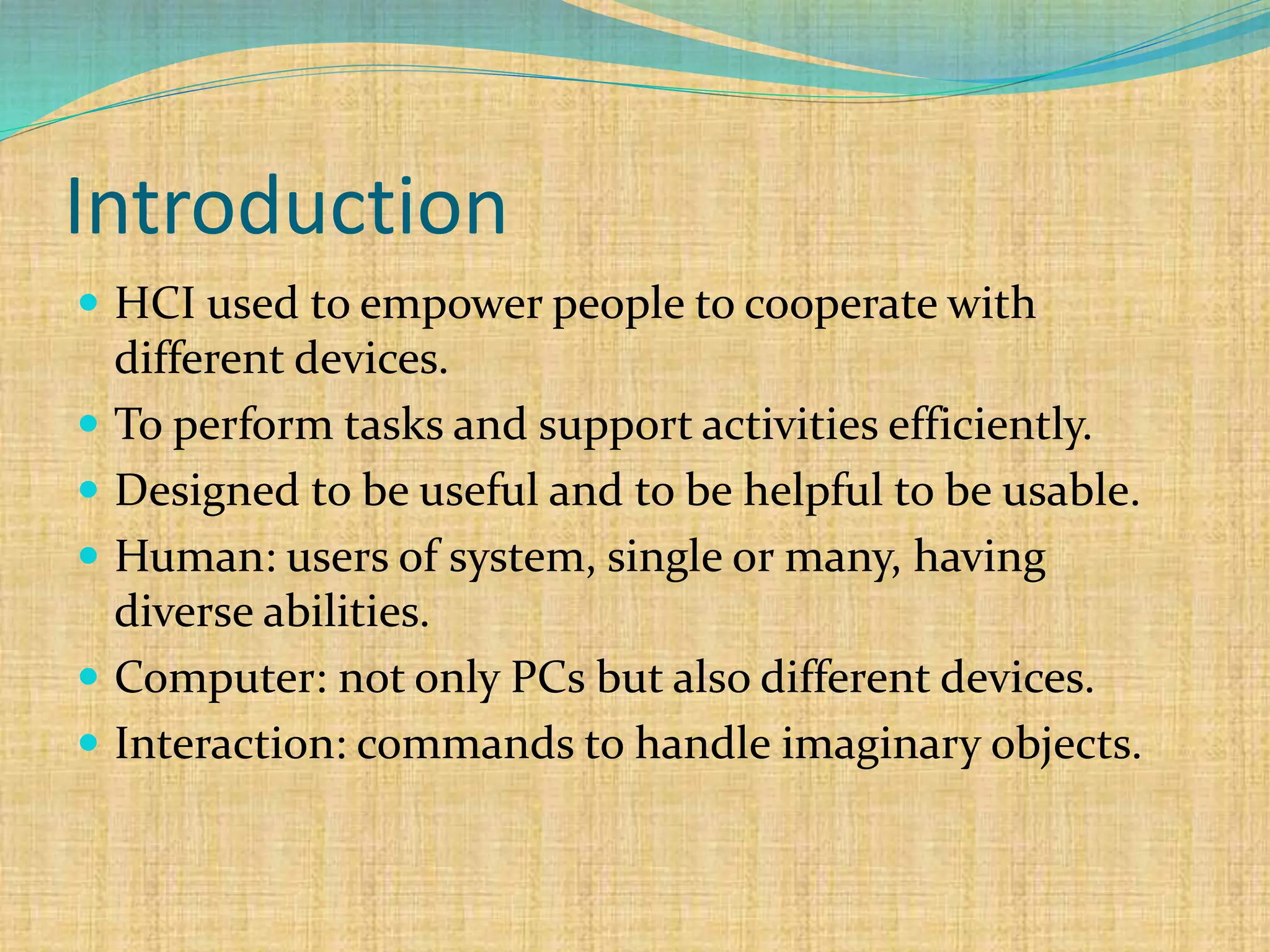 Human Computer Interaction | PPTX