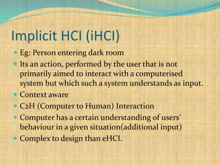 Human Computer Interaction | PPTX