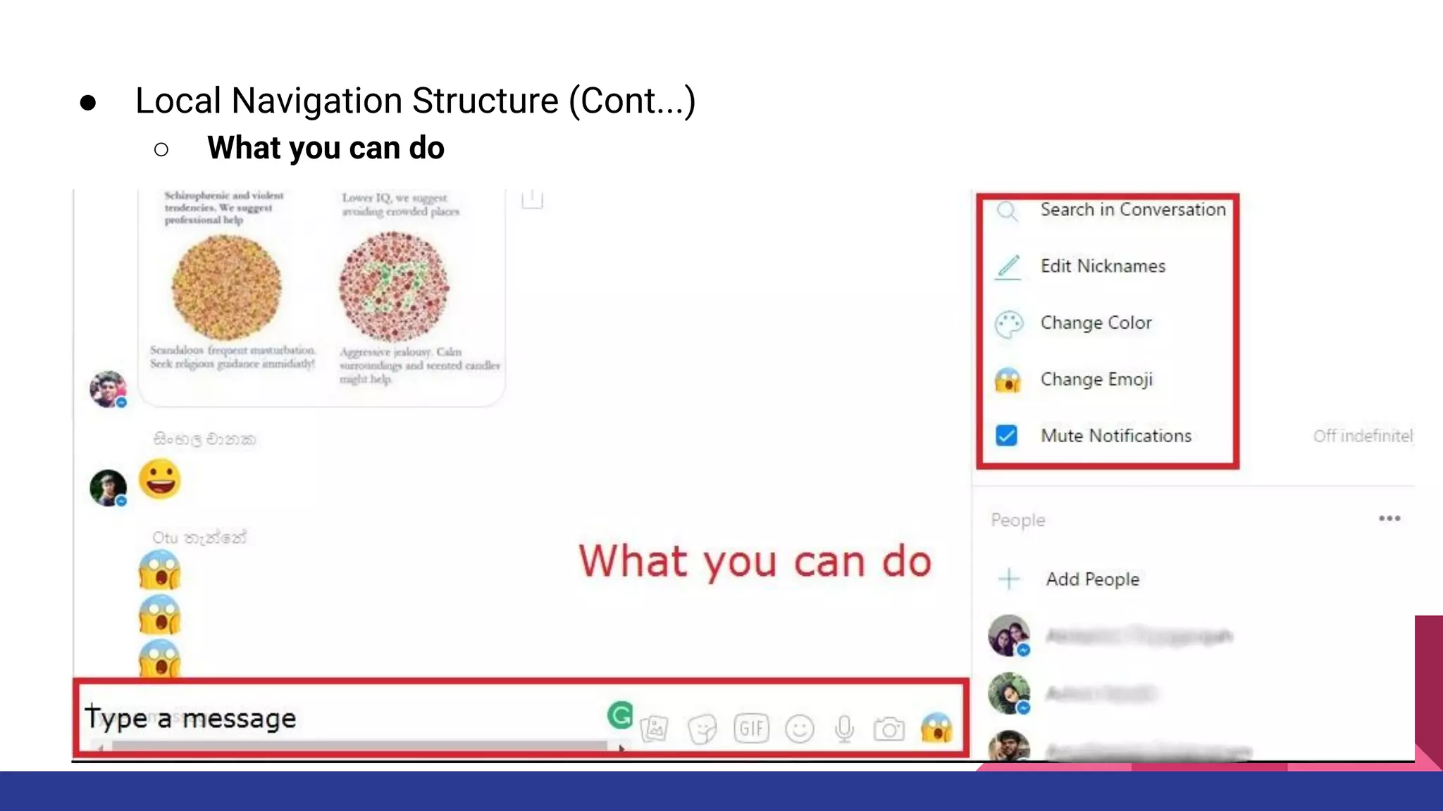Human Computer Interaction - Facebook Messenger | PPT