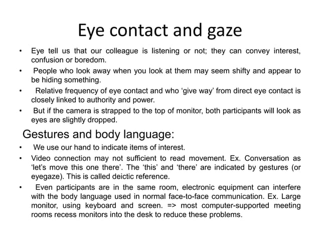 Face to Face Communication and Text Based Communication in HCI | PPTX ...
