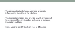 Hci [4]interaction | PPT