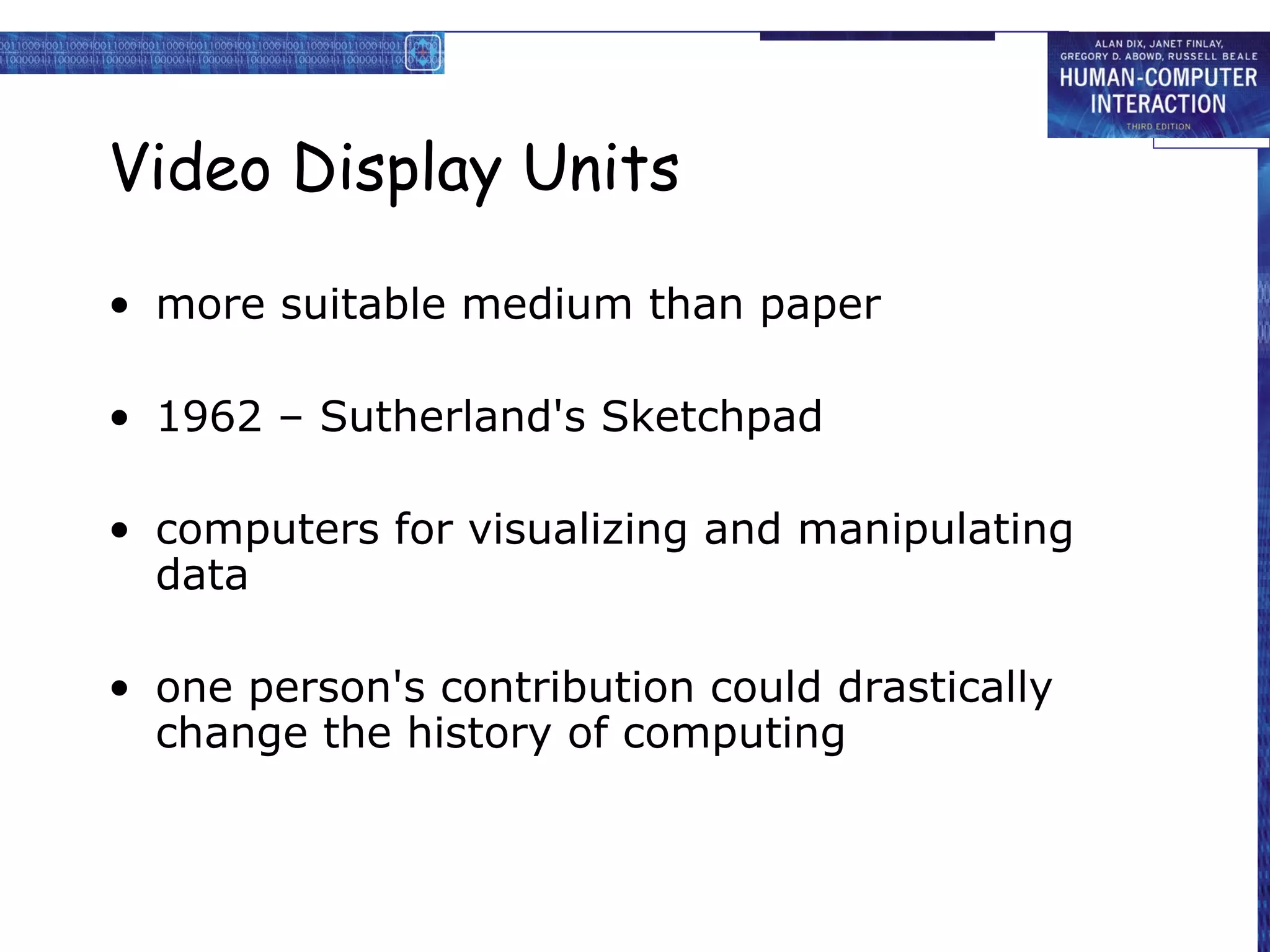 HCI - Chapter 4 | PPT