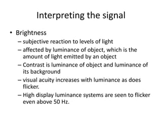 HCI lecture02 | PPT | Physics | Science