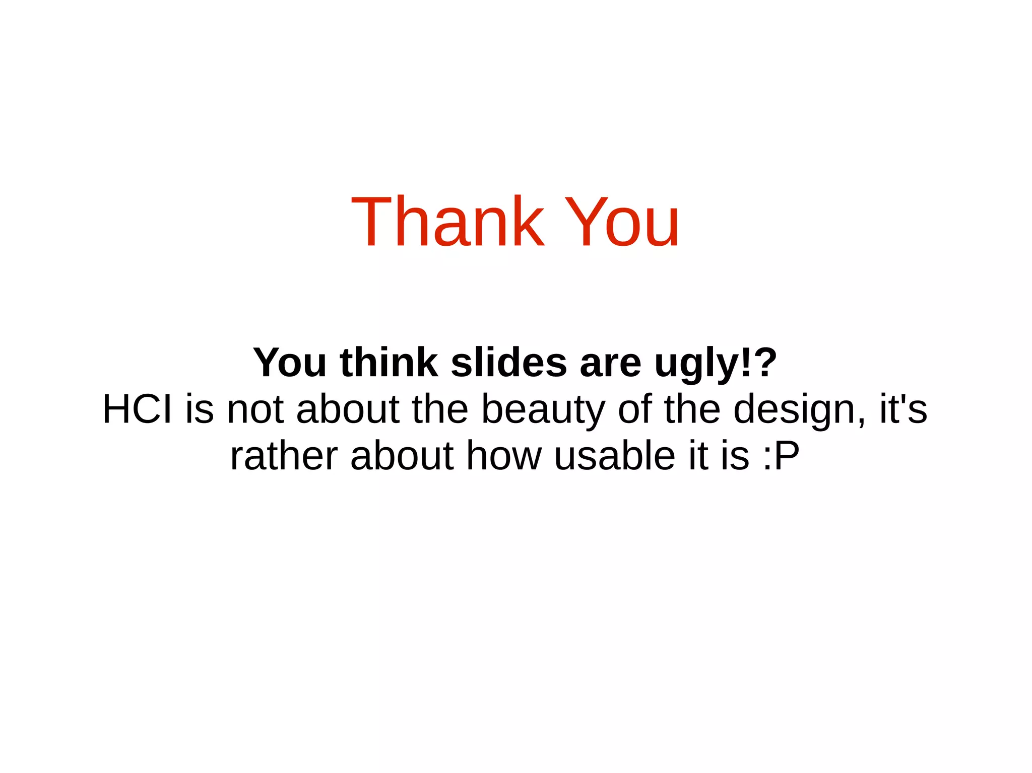 Human Computer Interaction Hci Ppt