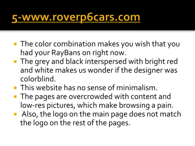 Good Website Design vs Bad Website Design | PPTX