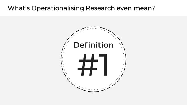 Operationalising Research | PPT