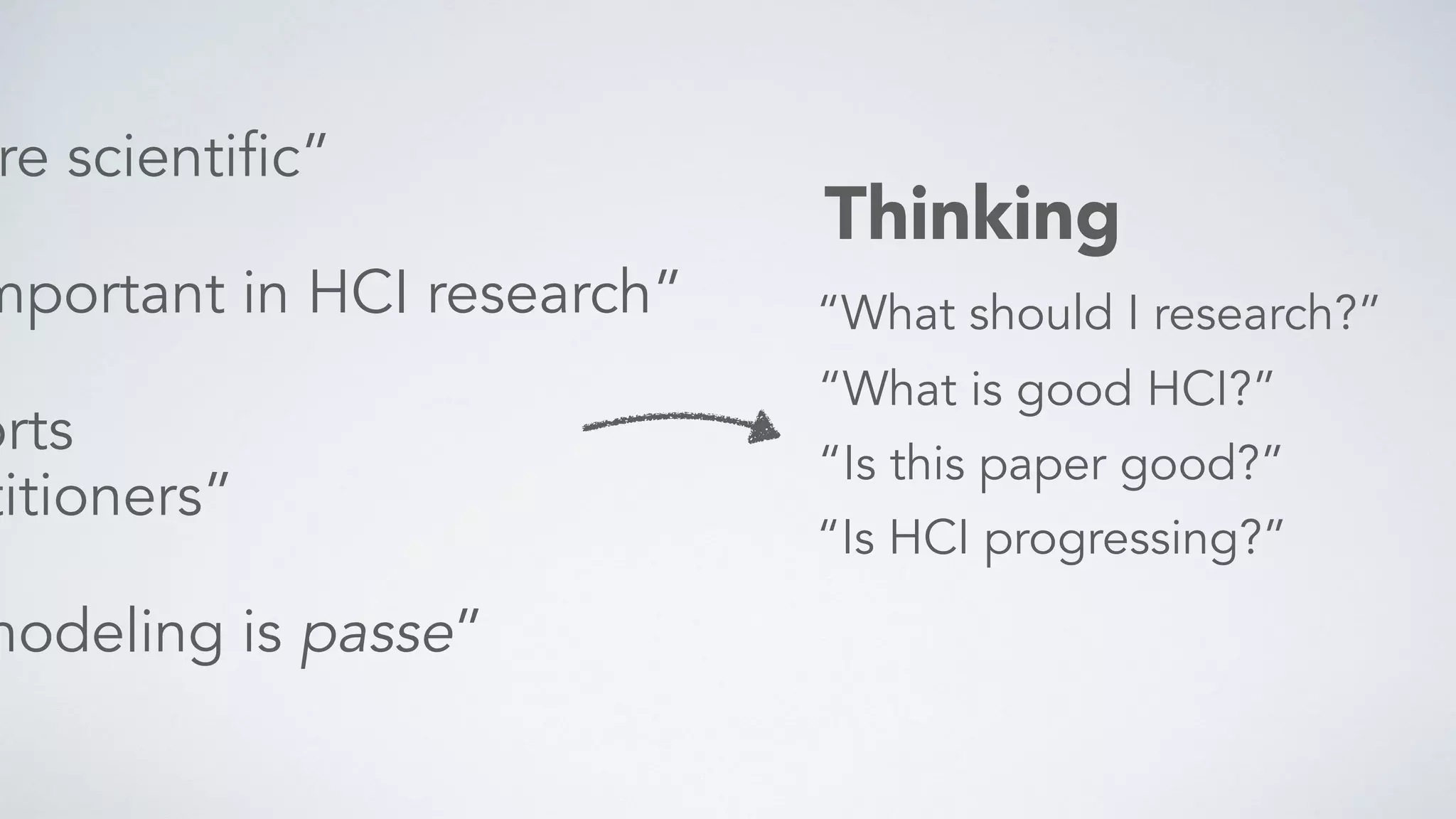 HCI Research as Problem-Solving [CHI'16, presentation slides] | PDF