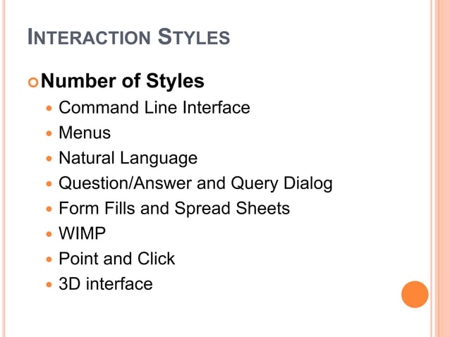 CS8079 Human Computer Interaction | PPT | Computing | Technology & Computing