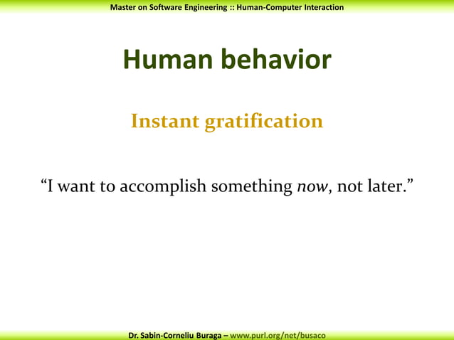 HCI: Design Patterns for Social Web Interaction | PPT