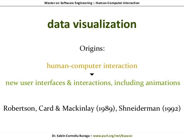 HCI 2015 (8/10) Data Visualization (an introduction)