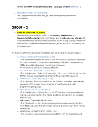 Human Computer Interaction Lessons.pdf | Computing | Technology & Computing