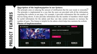 human computer interaction of movie booking system project | PPT