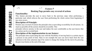human computer interaction of movie booking system project | PPT