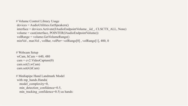 HCI_PROJECT_USING_HANDGESTURE_AND_CONTROL | PPT