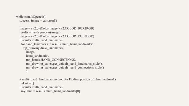 HCI_PROJECT_USING_HANDGESTURE_AND_CONTROL | PPT