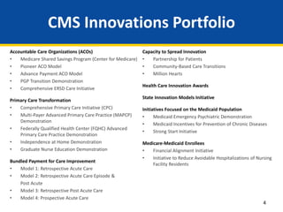Webinar: Health Care Innovation Awards Round Two - Overview | PPT