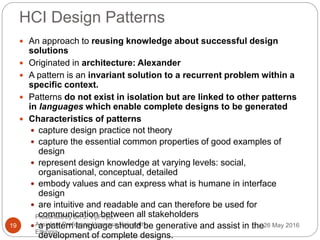 Human Computer Interaction Chapter 3 HCI in the Software Process and ...