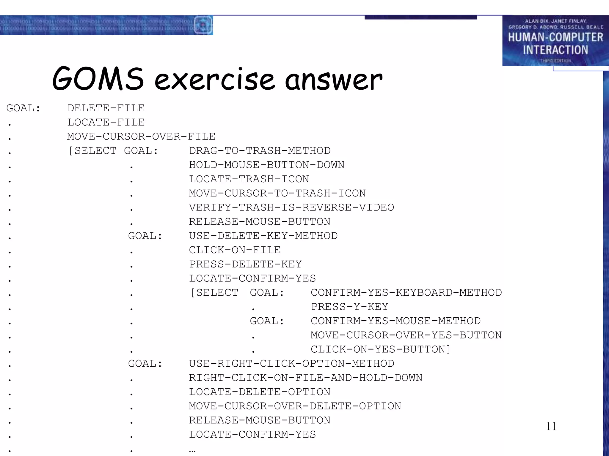 HCI Cognitive models.ppt