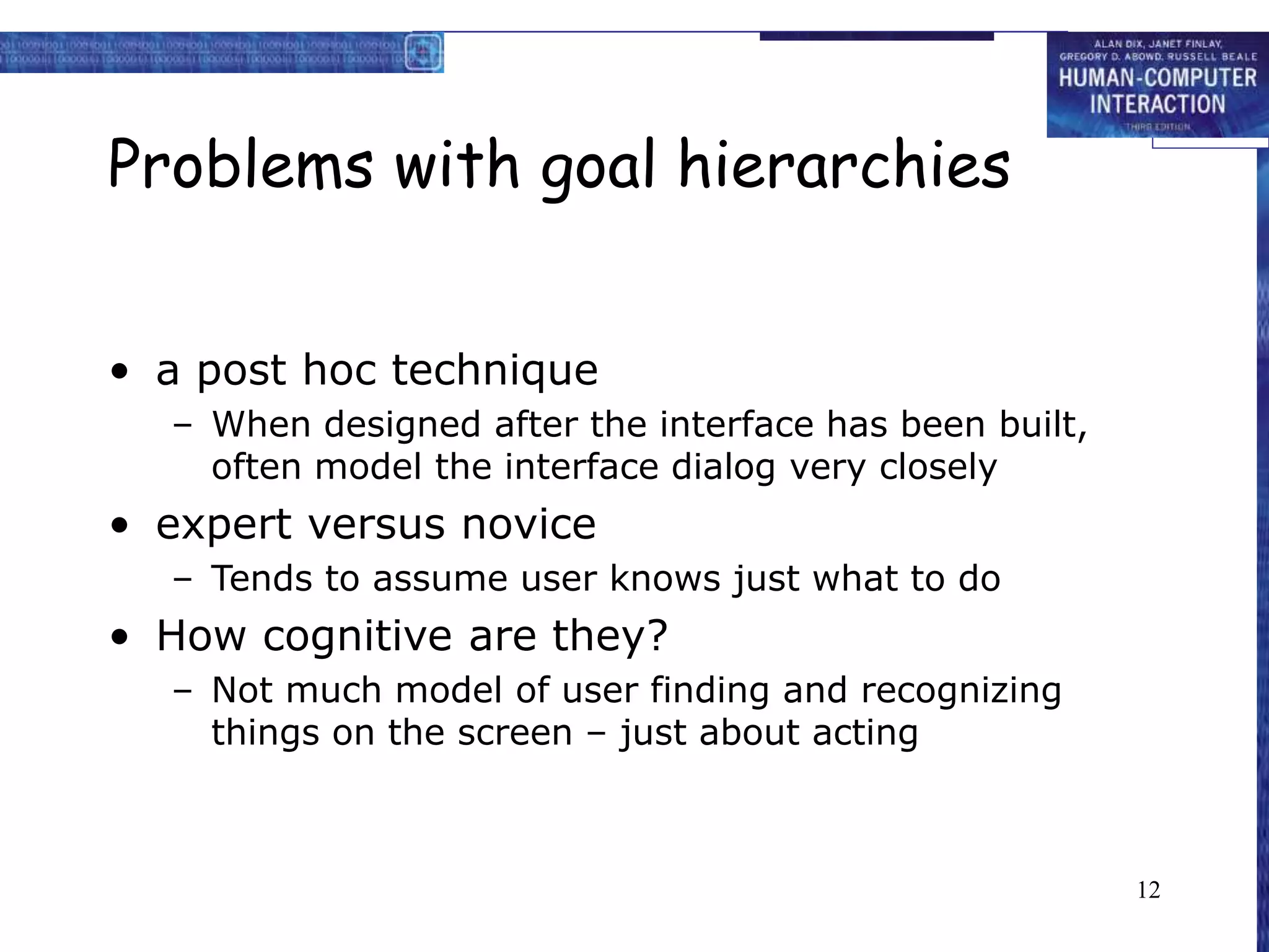 HCI Cognitive models.ppt