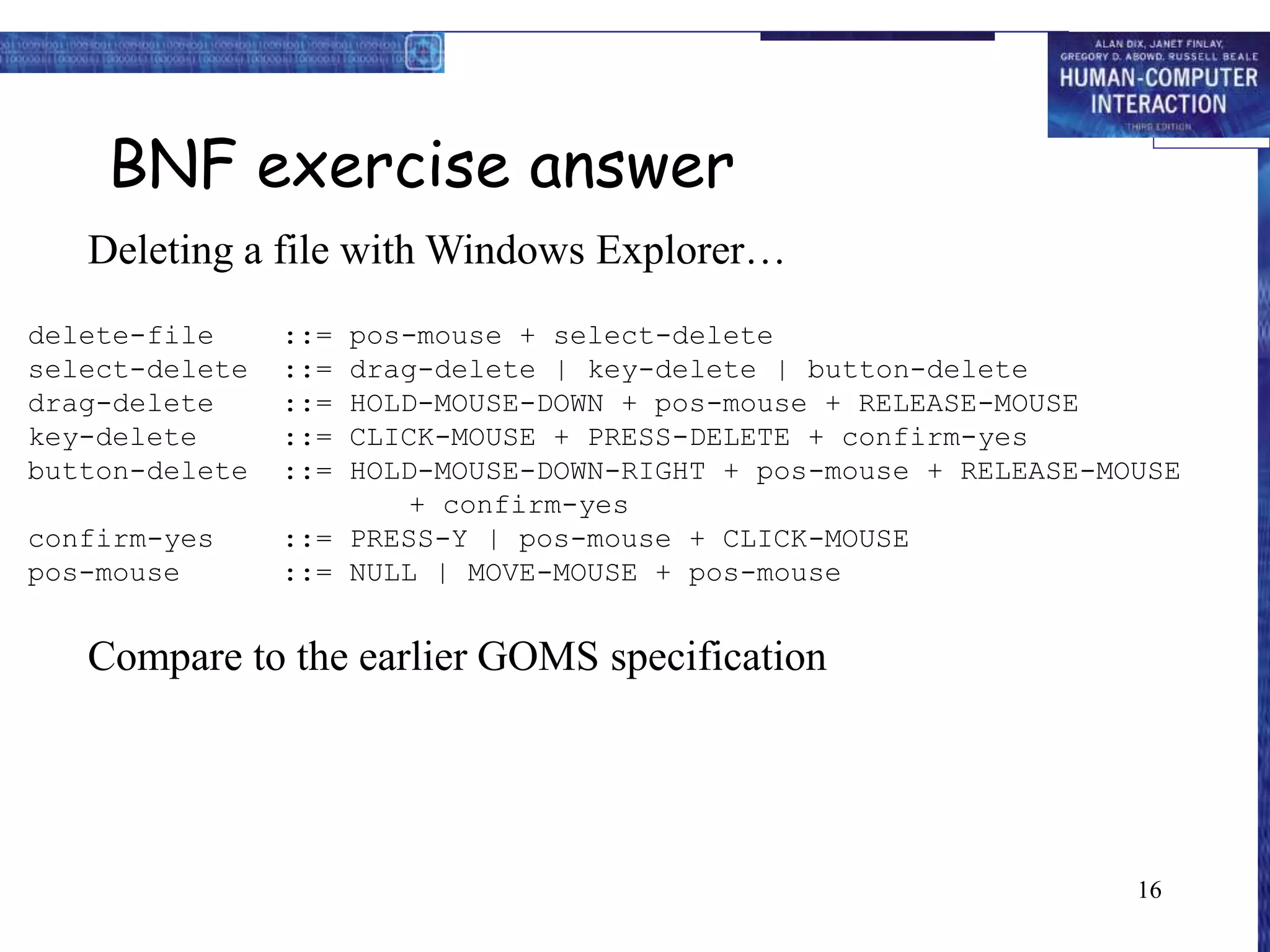 HCI Cognitive models.ppt