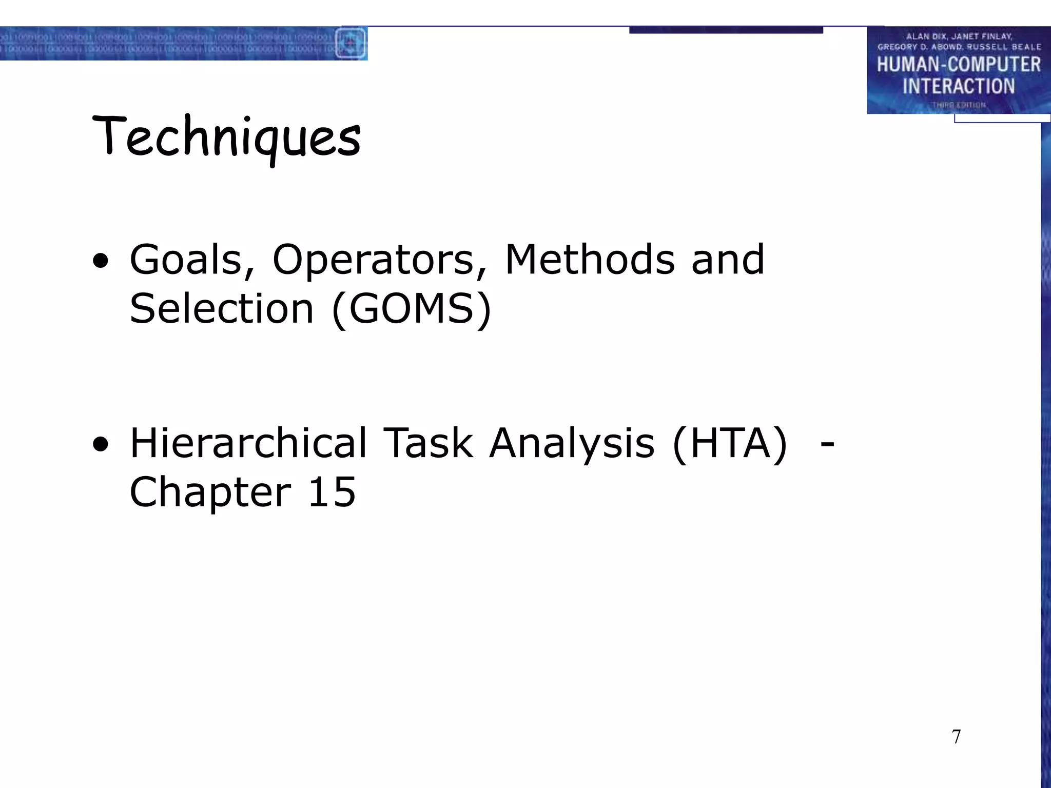 HCI Cognitive models.ppt