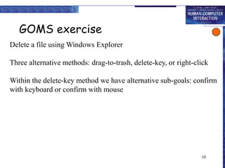HCI Cognitive models.ppt