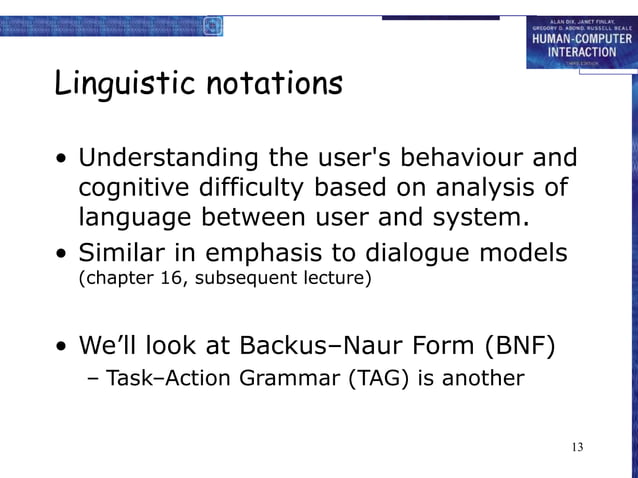 HCI Cognitive models.ppt | Artificial Intelligence | Technology & Computing