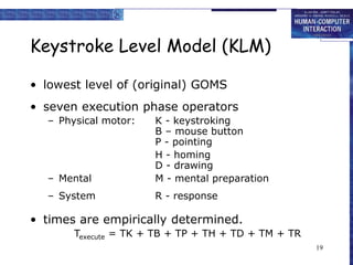 HCI Cognitive models.ppt