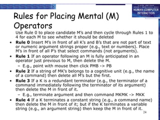 HCI Cognitive models.ppt
