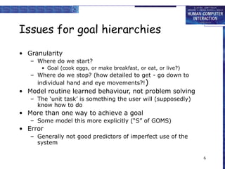 HCI Cognitive models.ppt